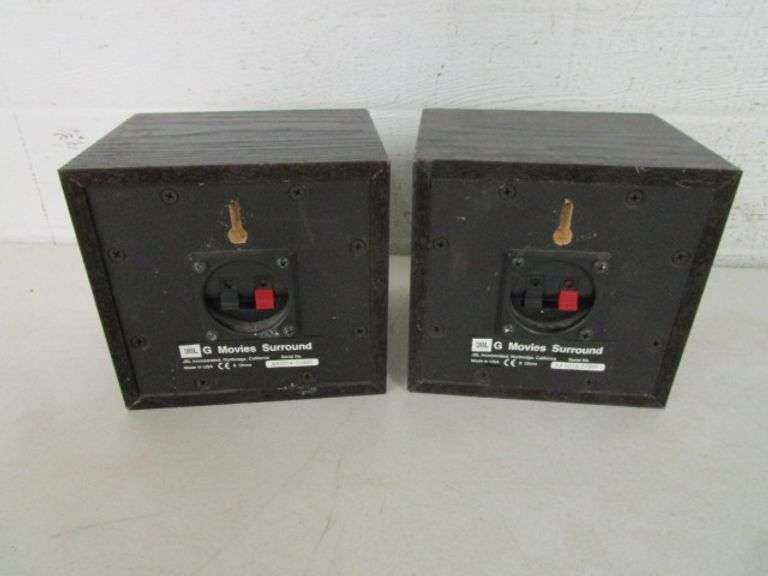 Pair of JBL Cube Speakers - Oberman Auctions