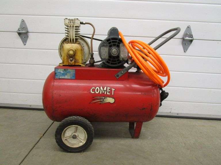 Sanborn Comet 1/2 HP 13 Gallon Air Compressor - Oberman Auctions
