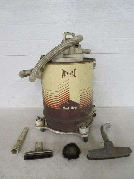 Power Vac Wet/Dry Vacuum w/Attachments - Oberman Auctions