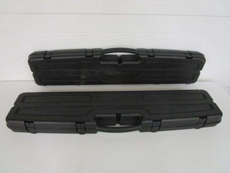 2 - Hard Plastic Gun Cases - Oberman Auctions