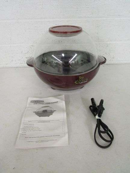 Back To Basics Stir Crazy Corn Popper - Oberman Auctions