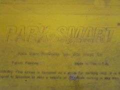 Park Smart Yellow Parking Mats - Oberman Auctions