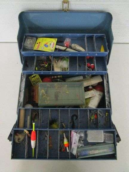 My Buddy Steel Tackle Box w/Contents - Oberman Auctions