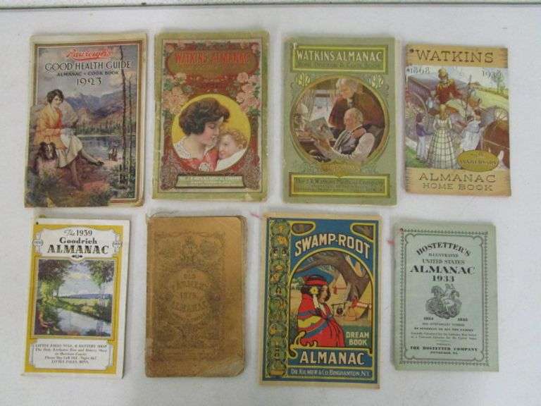 8 - Vintage Almanac's - Oberman Auctions