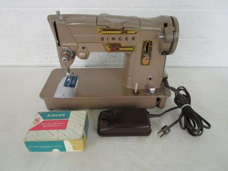 Singer 328K Sewing Machine - Oberman Auctions