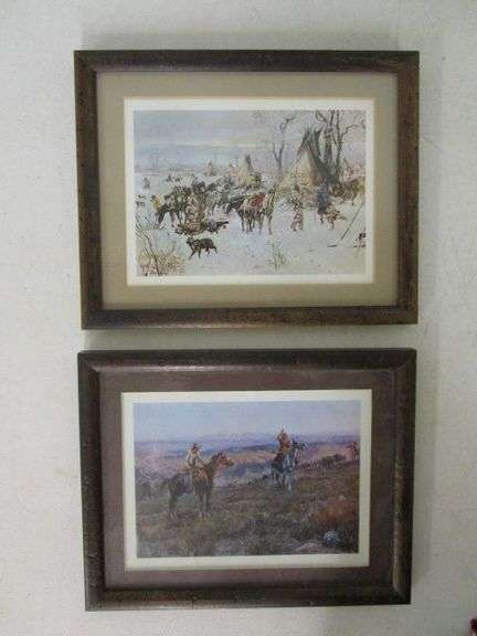 6 - Small Native American/Western Prints - Oberman Auctions