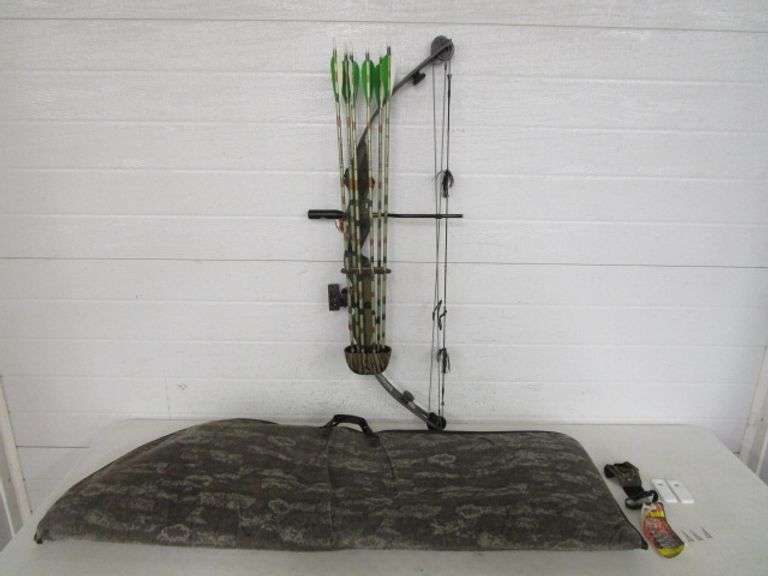 PSE Game Sport Pulsar Express Compound Bow w/Arrows & Case - Oberman ...