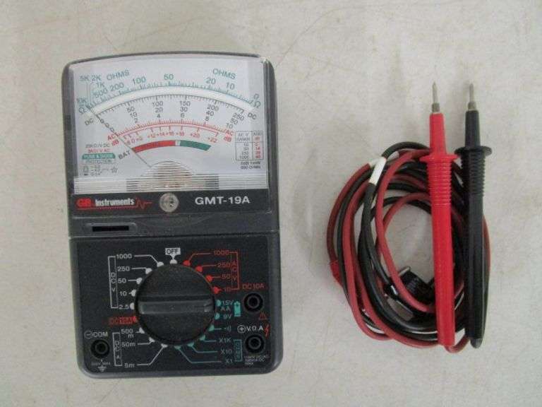 GB Instruments GMT-19A Multimeter - Oberman Auctions