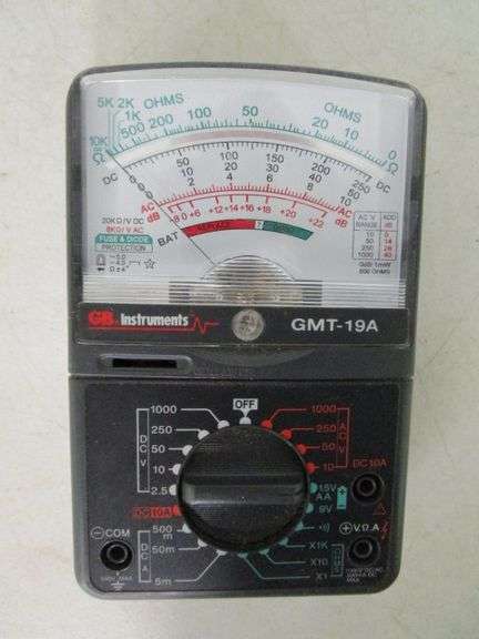 GB Instruments GMT-19A Multimeter - Oberman Auctions