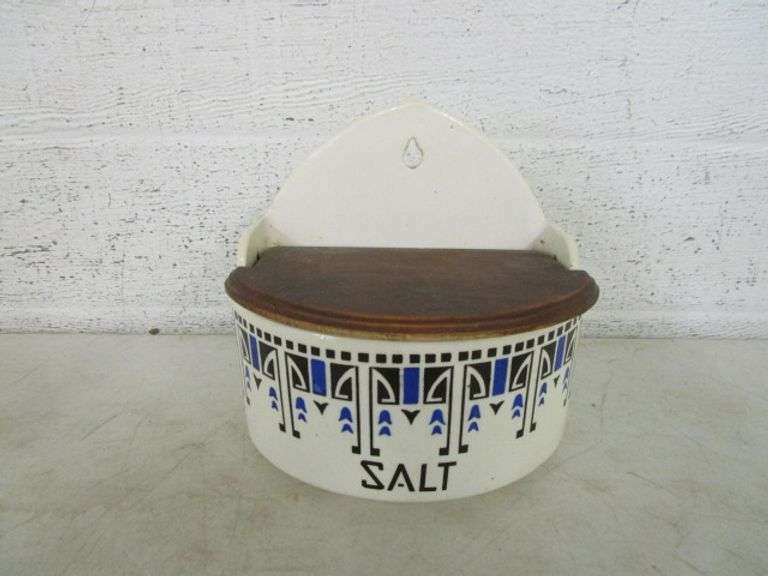 Germany Porcelain Salt Box - Oberman Auctions