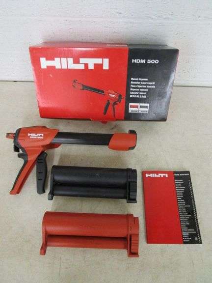 NEW Hilti HDM 500 Manual Adhesive Dispenser - Oberman Auctions