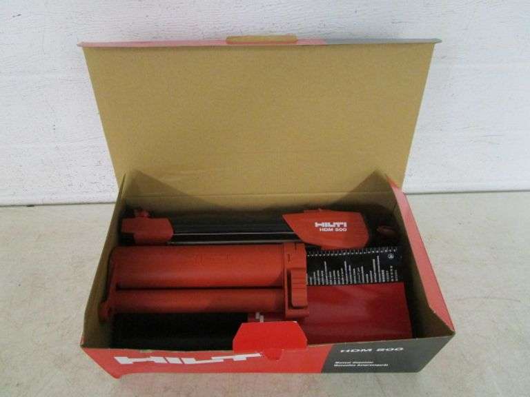 NEW Hilti HDM 500 Manual Adhesive Dispenser - Oberman Auctions