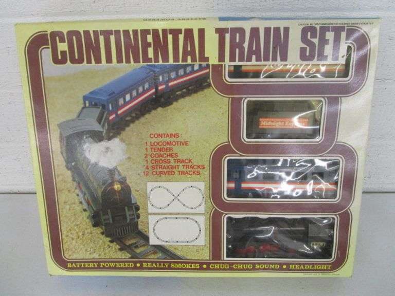 Battery Operated Continental Train Set - Oberman Auctions