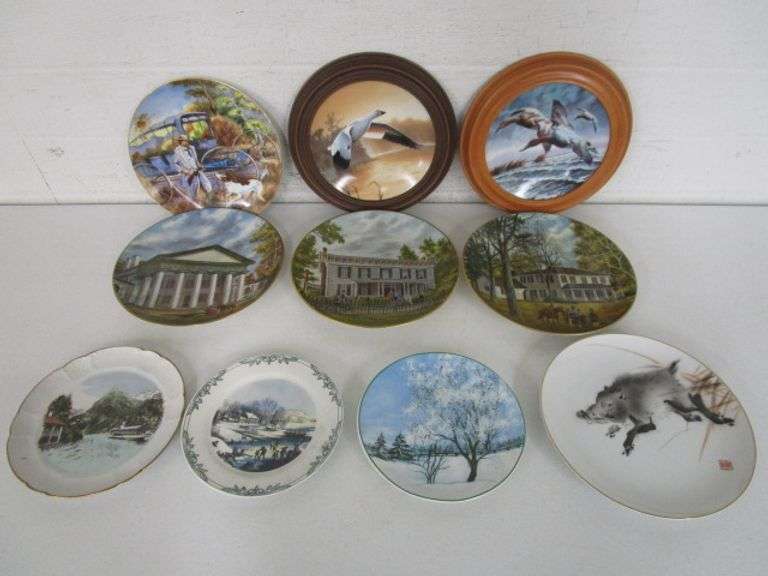 10 - Scenic & Wildlife Collector Plates - Oberman Auctions