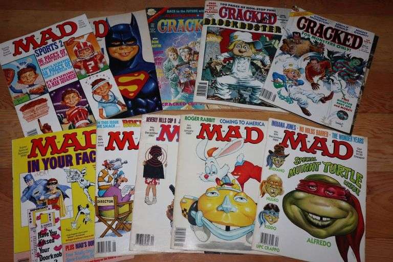 1980s and 90s mad magazine collection - Pacific Auctions And Appraisals
