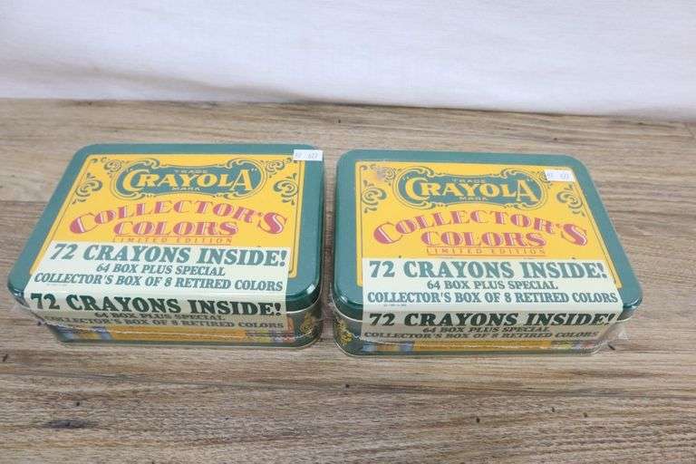 2 Sets Of 72 Crayola Collector's Colors Crayons, New In Box. - Pacific ...