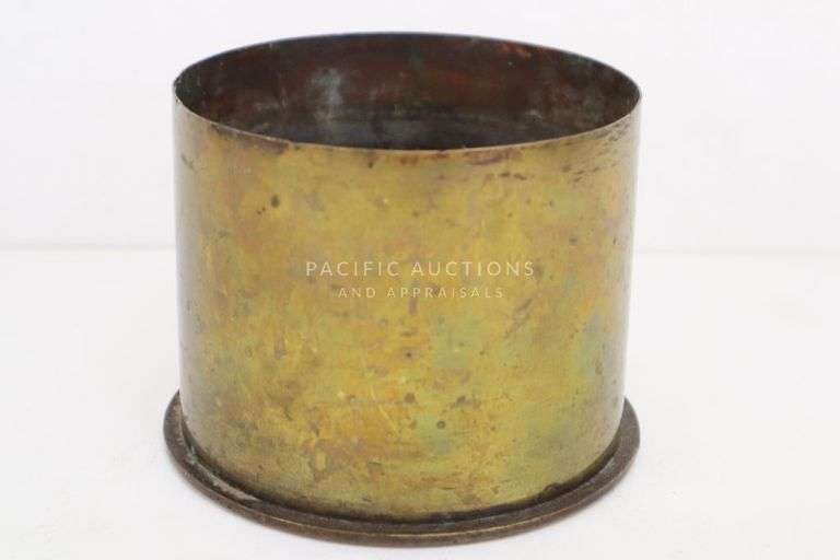 Pre War 120Mm Artillery Shell Casing, July 1909 - Pacific Auctions And ...