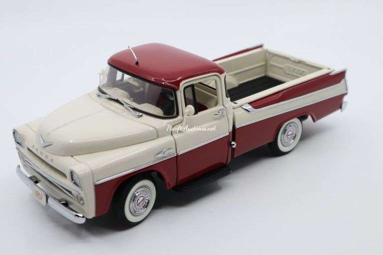 1957 Dodge Sweptside D100 Pickup Truck, The Danbury Mint Die Cast Scale ...