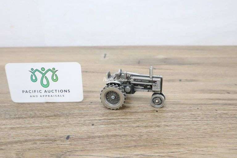 John Deere G Two-Cylinder Pewter Tractor 1/43 Spec Cast Toy Jdm-003 ...