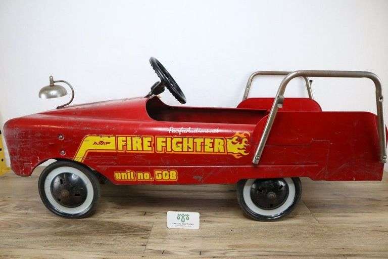 Fire Fighter, Unit No. 508 Pedal Car, Amf, Great Condition, No Ladder ...