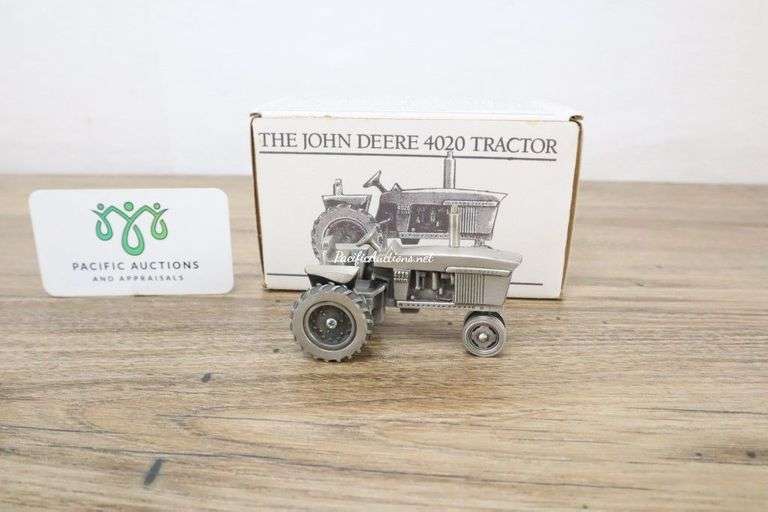 1964-1972 John Deere Model 4020 Pewter Tractor 1/43 Spec Cast Toy Jdm ...
