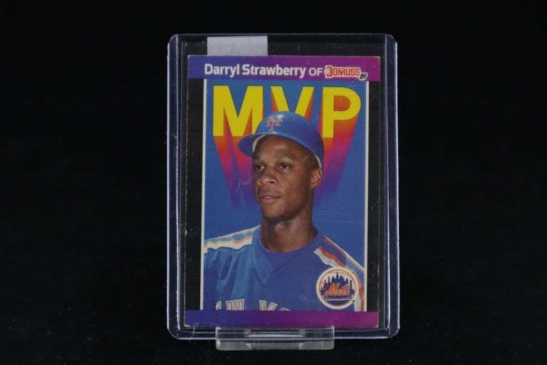 1989 Donruss BC-6, Darryl Strawberry MVP error card - Pacific Auctions ...