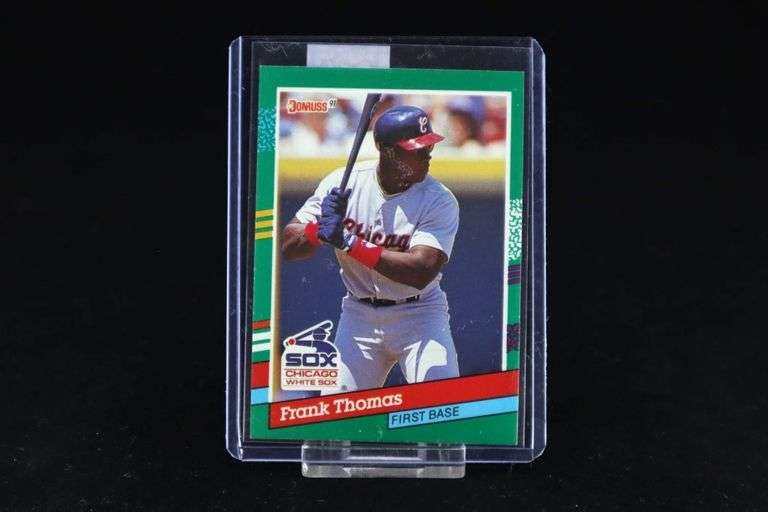 1991 Donruss 477, Frank Thomas error card - Pacific Auctions And Appraisals