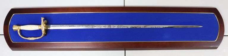 SMITHSONIAN INSTITUTION SWORD REPLICA, PRESENTED TO GEN. ULYSSES S ...