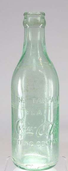 STRAIGHT SIDED COCA COLA BOTTLE, THE TAMPA FLA COCA COLA BOTTLING CO ON ...