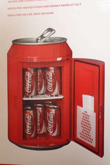 COCA COLA MINI FRIDGE WITH BOX. - Pacific Auctions And Appraisals