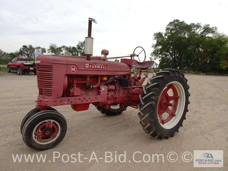 1951 Farmall M Narrow Front Tractor, 9 Speed Trans - Elsenpeter Auctions & Real Estate, Inc. dba ...