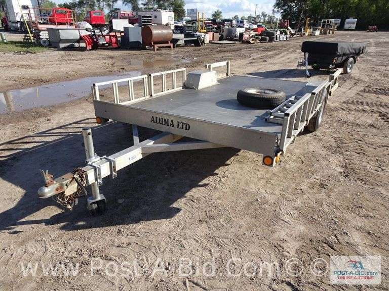 2000 Aluma LTD 8 x 12' Aluminum Trailer, 63" Betwe - Elsenpeter ...
