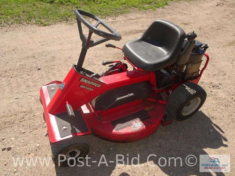 Snapper SR 1433 Side Discharge - Elsenpeter Auctions & Real Estate, Inc ...