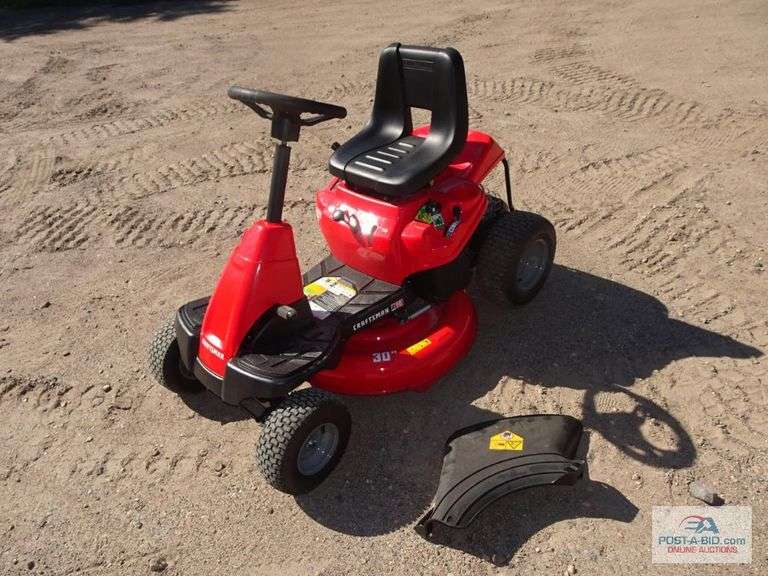Craftsman Riding Mower, R110, - Elsenpeter Auctions & Real Estate, Inc ...