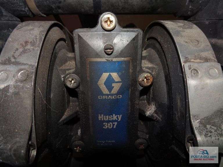 Graco Husky 307 Diaphragm Pump - Elsenpeter Auctions & Real Estate, Inc ...
