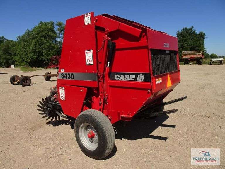 Case IH 8430 Round Baler, Make - Elsenpeter Auctions & Real Estate, Inc ...
