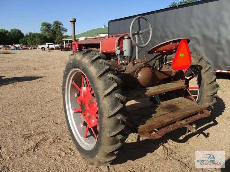 Farmall Regular Tractor With N - Elsenpeter Auctions & Real Estate, Inc ...