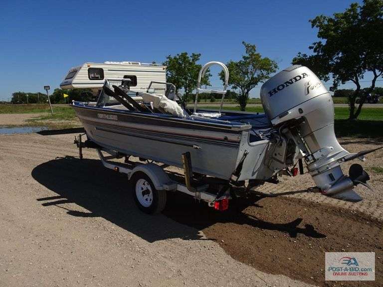 1989 Northwoods 16' Boat With - Elsenpeter Auctions & Real Estate, Inc ...