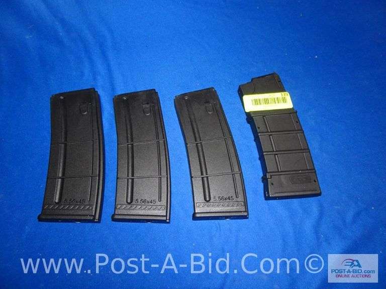 4- 30 Round M16/AR 15 Poly Mag - Elsenpeter Auctions & Real Estate, Inc ...