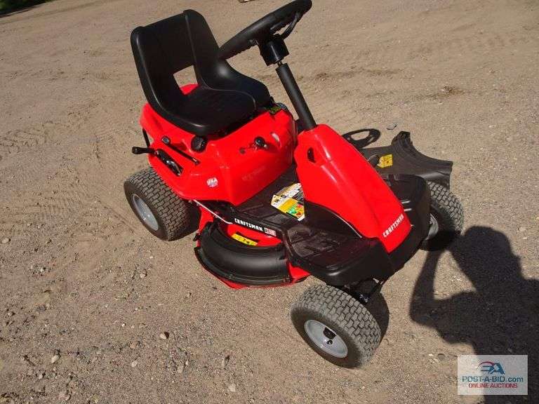 Craftsman Riding Mower, R110, - Elsenpeter Auctions & Real Estate, Inc ...