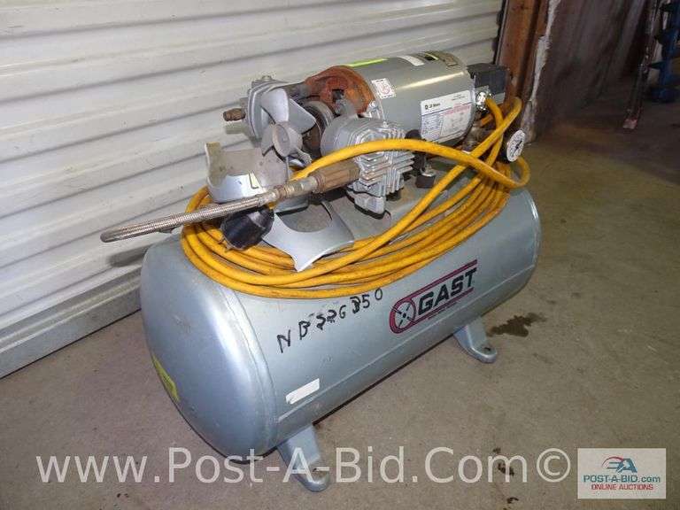 Gast Air Compressor, 1/3 - Elsenpeter Auctions & Real Estate, Inc. dba ...