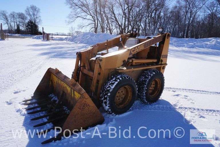 Case 1835B, Skid Loader, - Elsenpeter Auctions & Real Estate, Inc. dba ...