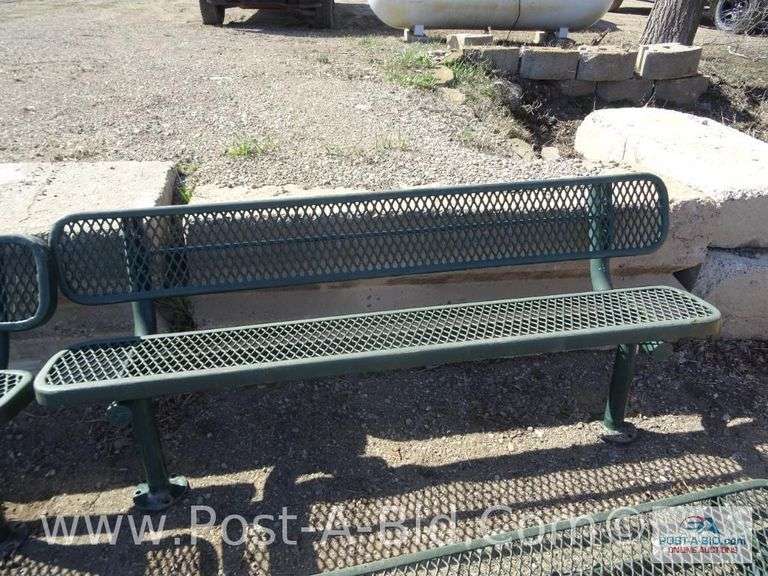 2-Sets Of Park Benches. - Elsenpeter Auctions & Real Estate, Inc. dba ...