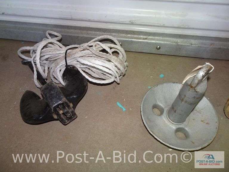2-Anchors, 16 Pound And 1 - Elsenpeter Auctions & Real Estate, Inc. dba ...