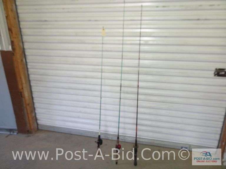 3-Vintage Rods With Zebco - Elsenpeter Auctions & Real Estate, Inc. dba ...