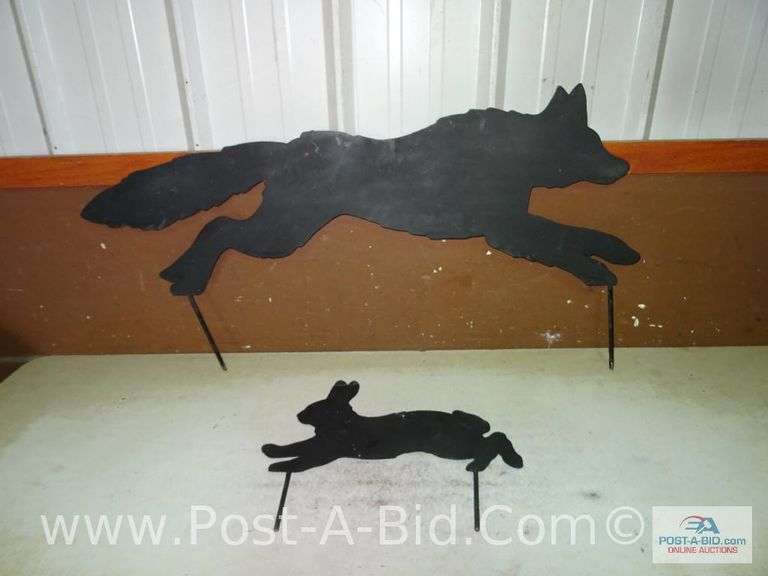 Black Heavy Metal Fox Cha - Elsenpeter Auctions & Real Estate, Inc. dba ...