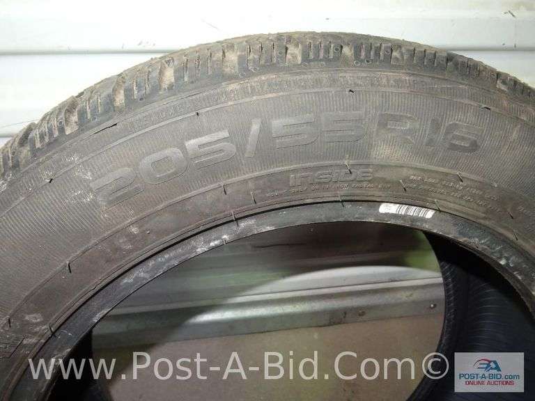 2-Nokian 205/55 R16 Tires - Elsenpeter Auctions & Real Estate, Inc. dba Post-A-Bid.Com