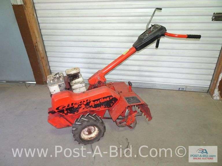 Gilson Rear Tine Tiller, - Elsenpeter Auctions & Real Estate, Inc. dba ...