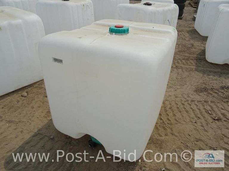 250 Gallon Poly Tank, With Val - Elsenpeter Auctions & Real Estate, Inc ...