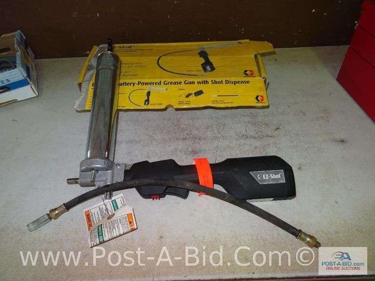 Graco Battery Powered Grease G - Elsenpeter Auctions & Real Estate, Inc ...